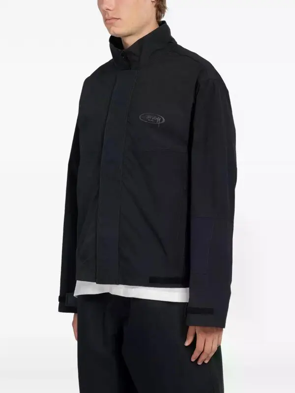 StÜssy Logo-print High Neck Jacket