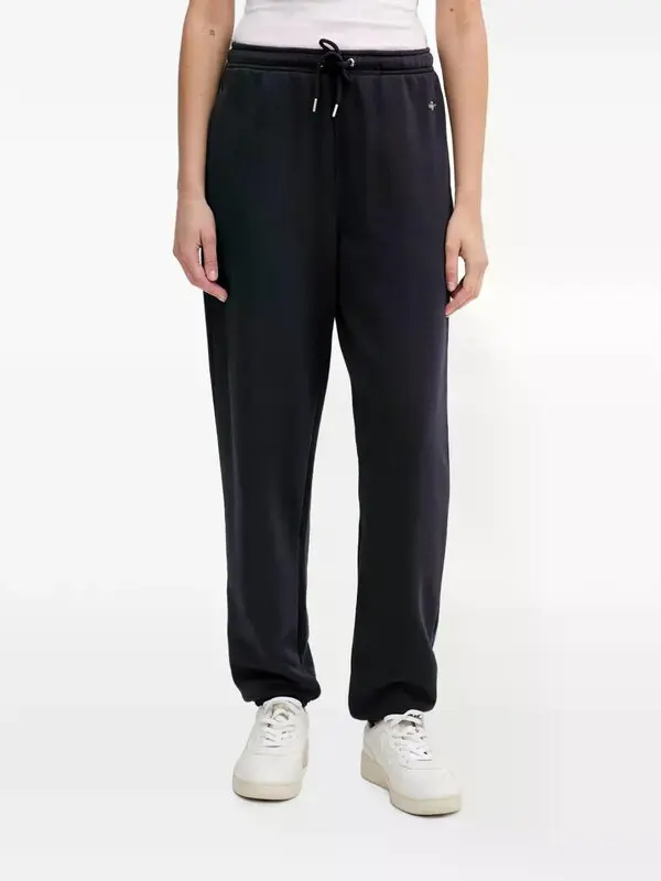 Gant Logo-embroidered Drawstring Track Pants - Blue