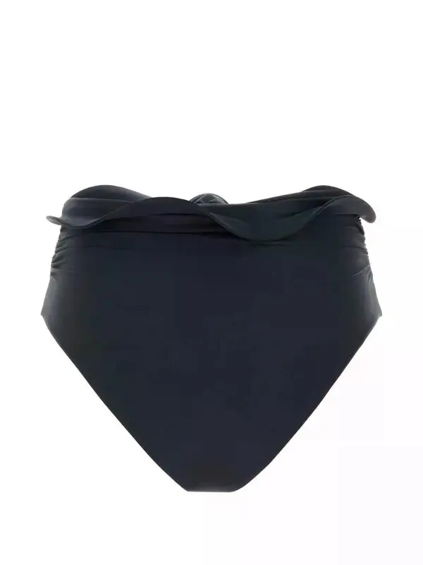 Magda Butrym Rosette-detail Ruched Bikini Bottom