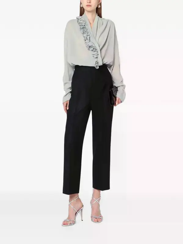 Alberta Ferretti Pressed-crease Trousers