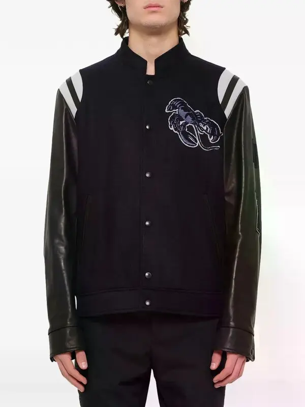 LANVIN Lobster-patch Baseball Jacket