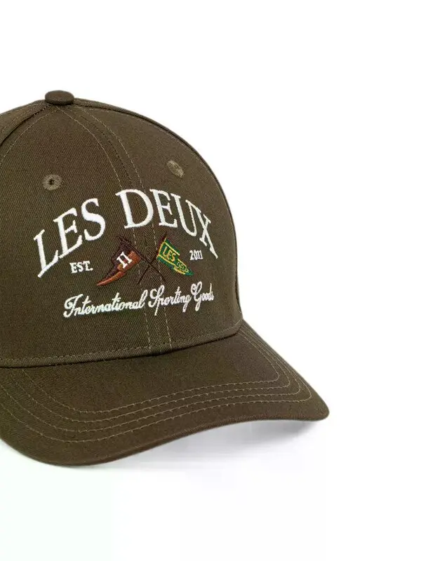 LES DEUX Logo-embroidered Baseball Cap