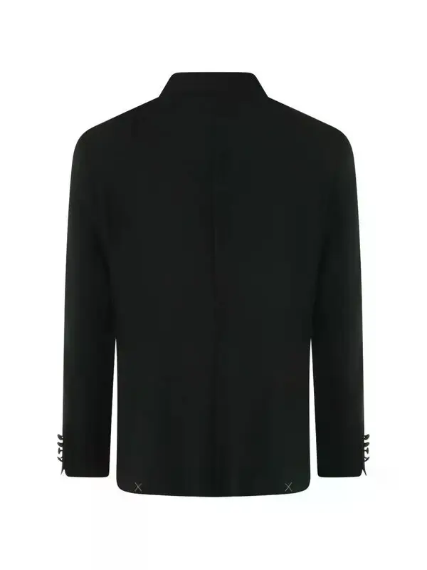 Canali Double-breasted Wool Suit Jacket