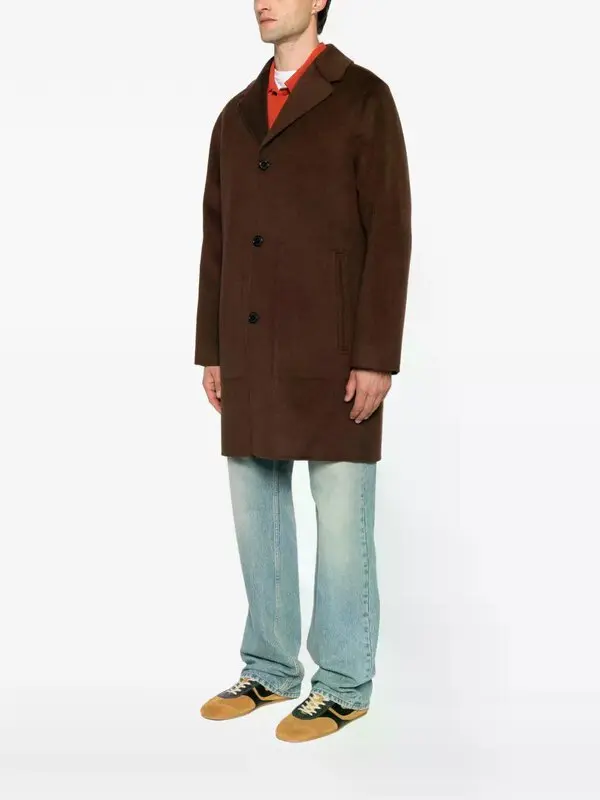 ALICIA AUDREY Single-breasted Notched Lapel Coat