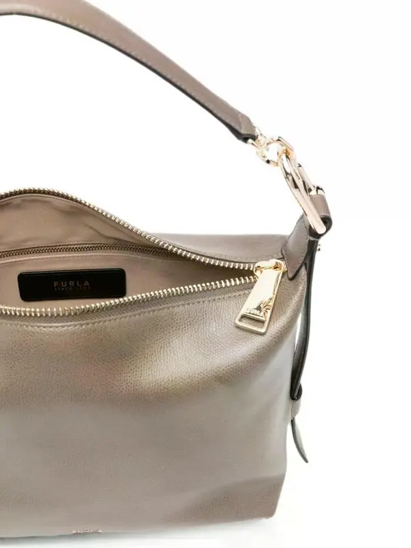 Furla Grained-leather Chain-link Tote Bag