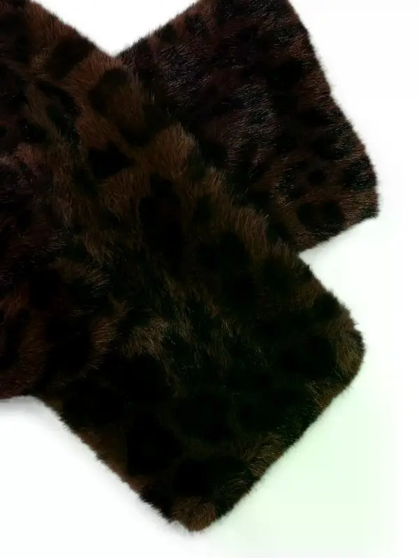 Joseph Ribkoff Leopard-print Faux-fur Scarf
