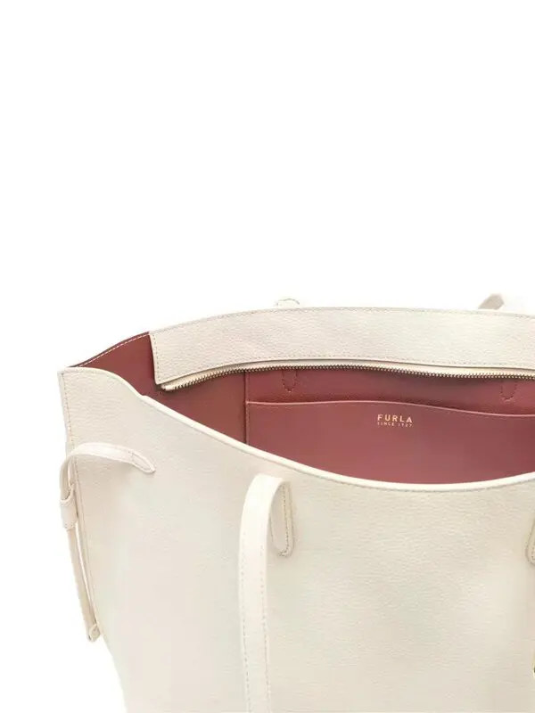 Furla Grained Leather Tote Bag