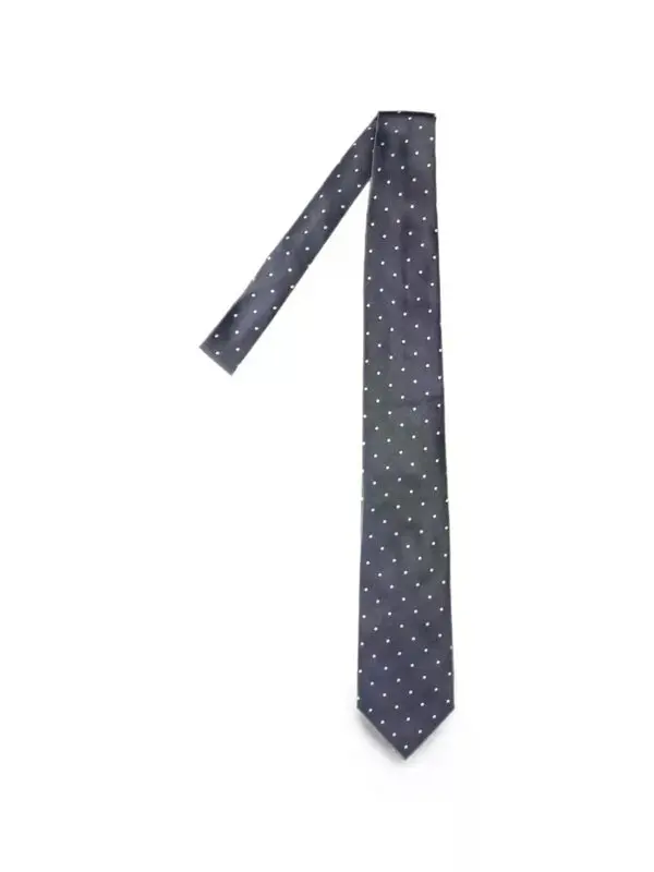 TOM FORD Polka-dot Tie - Grey