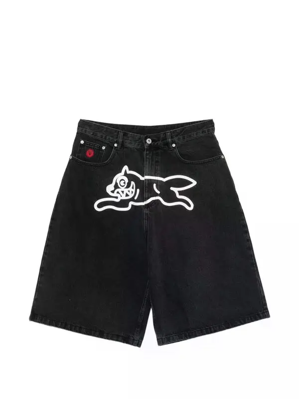 ICECREAM Running Dog Denim Shorts