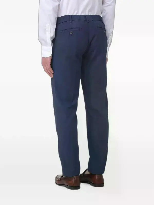 MYTHS Drawstring-waist Slim-cut Trousers