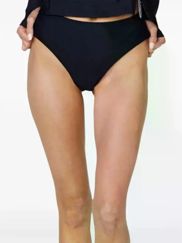 WATSKIN Belle Mid-rise Bikini Bottom - Black