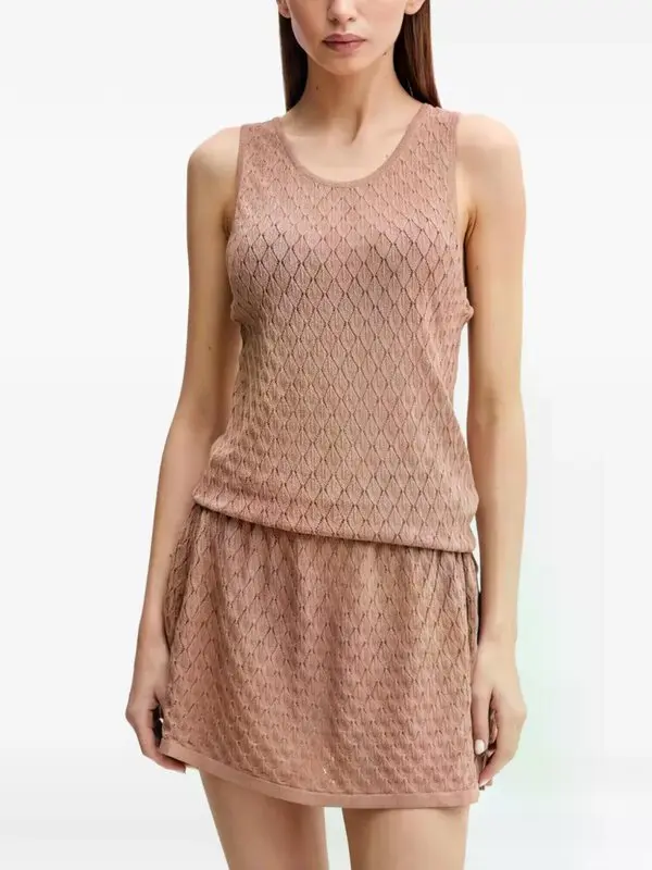Melissa Odabash Textured Sleeveless Beach Dress