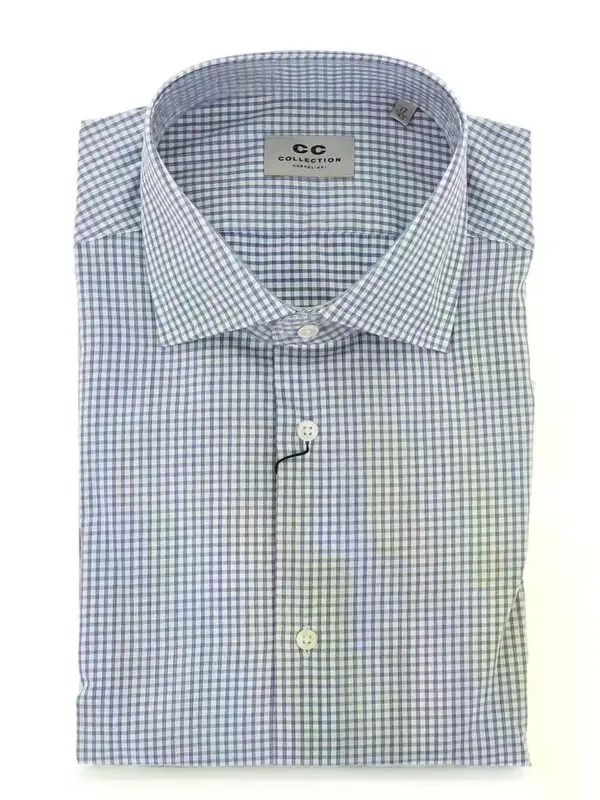 Corneliani Gingham-check Cotton Shirt