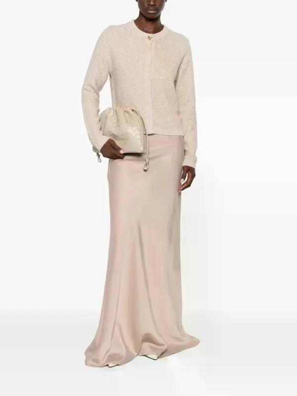 Fabiana Filippi Sequin-embellished Knitted Wool Cardigan