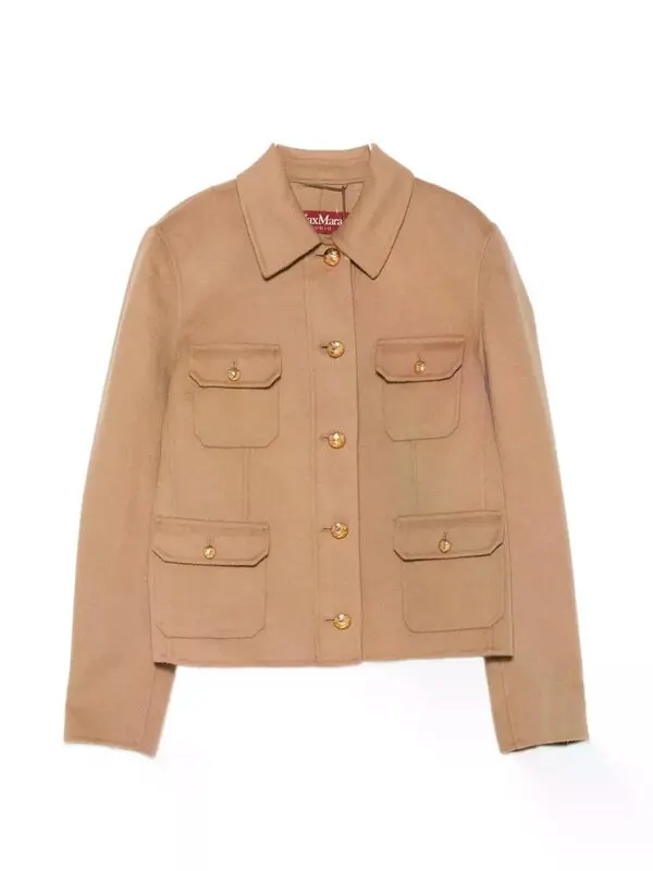 Max Mara Button-up Utility Jacket