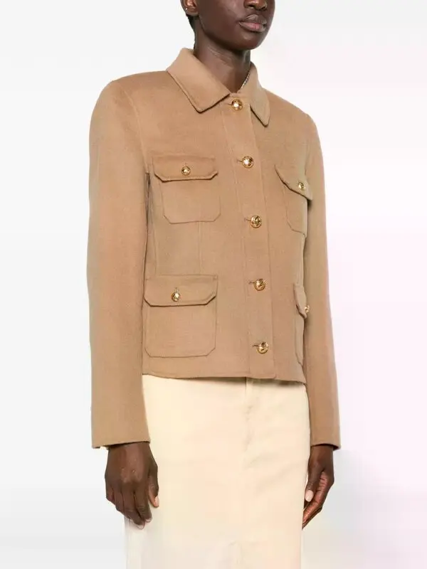 Max Mara Button-up Utility Jacket