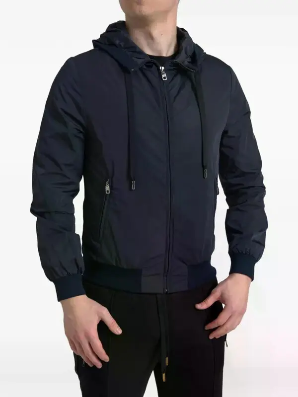 Dolce & Gabbana Logo-print Hooded Jacket