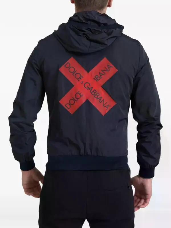 Dolce & Gabbana Logo-print Hooded Jacket
