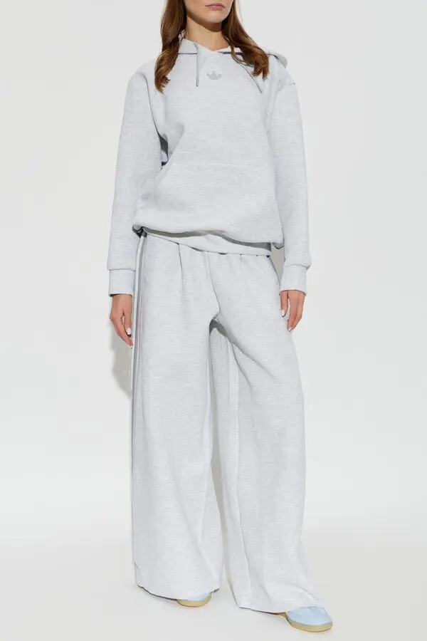 ADIDAS ORIGINALS Wide-leg Sweatpants With Signature Stripes