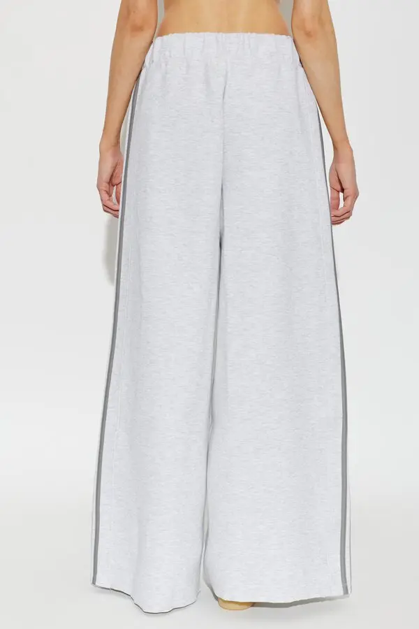 ADIDAS ORIGINALS Wide-leg Sweatpants With Signature Stripes