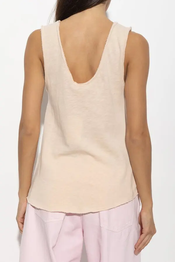 American Vintage Top With Raw Finish