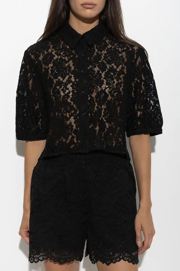 ANINE BING Lace Shirt `shayna