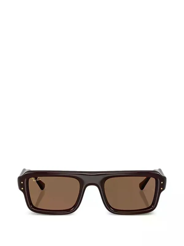 Ray-ban Rectangle Frame Sunglasses - Brown