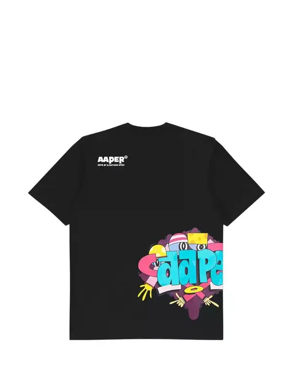 AAPE BY *A BATHING APE X Eric Inkala Moonface-print T-shirt