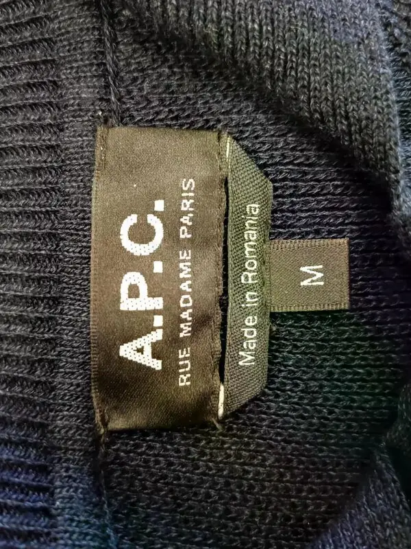 A.p.c. Knitted Polo Shirt
