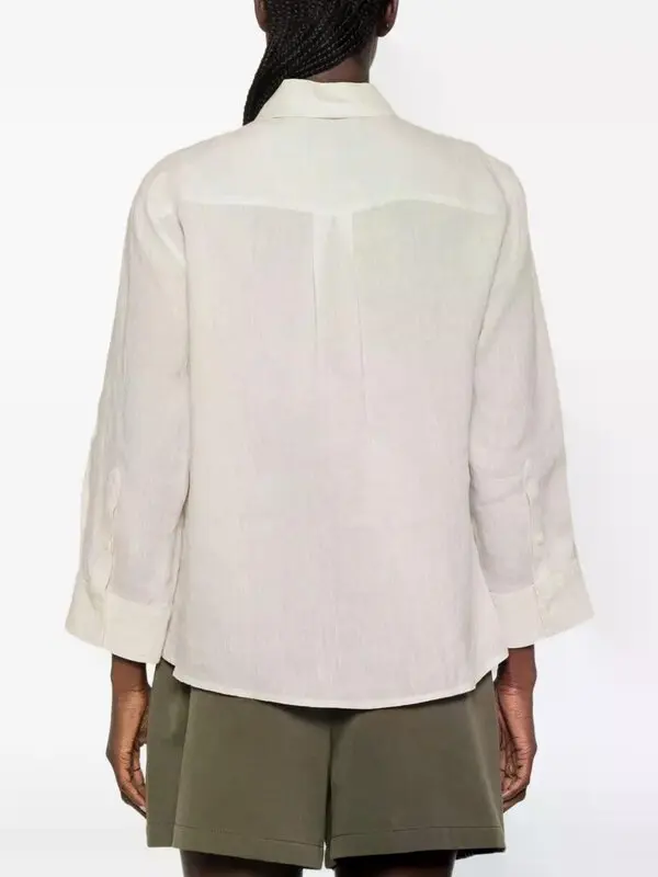SLOWEAR Polo-collar Blouse