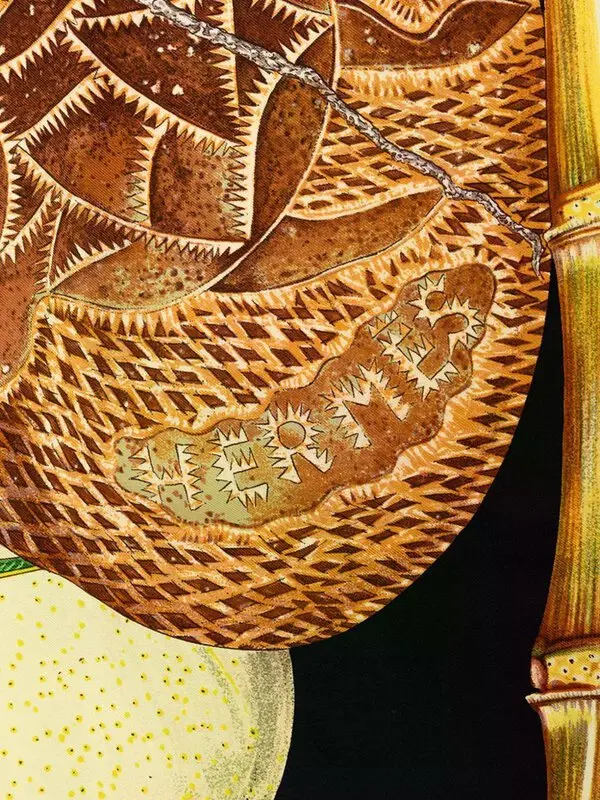Hermès 2000-2026 Jardin Creole Silk Scarf 90 Scarves