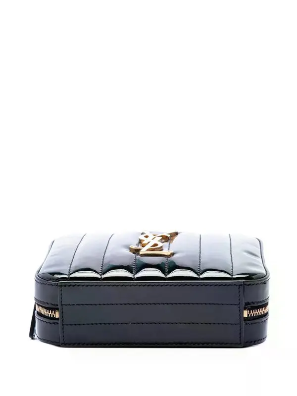 Saint Laurent 2018 Matelasse Patent Monogram Vicky Belt Bag