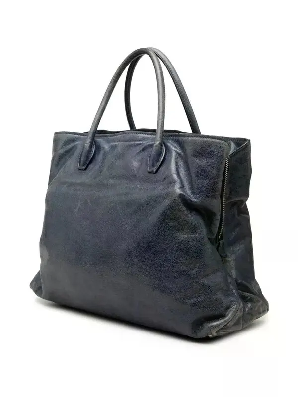 Miu Miu Crinkled Calfskin Convertible Tote Satchel