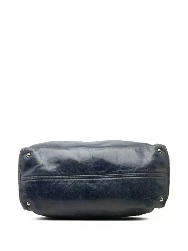 Miu Miu Crinkled Calfskin Convertible Tote Satchel