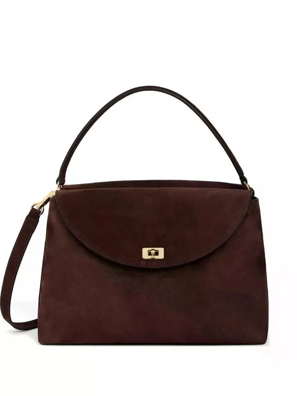 Sandro Mini Le Grand Bazaar Suede Shoulder Bag