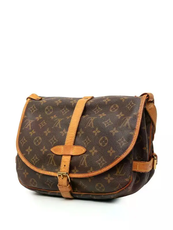 LOUIS VUITTON 1998 Monogram Saumur 30 Crossbody Bag