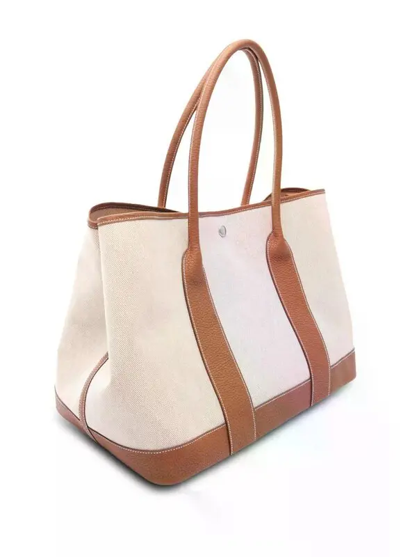 Hermès Toile And Negonda Garden Party 39 Tote Bag - Neutrals