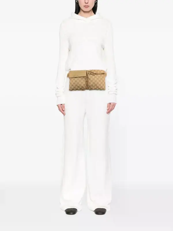 Gucci 2000-2015 Gg Canvas Web Double Pocket Belt Bag
