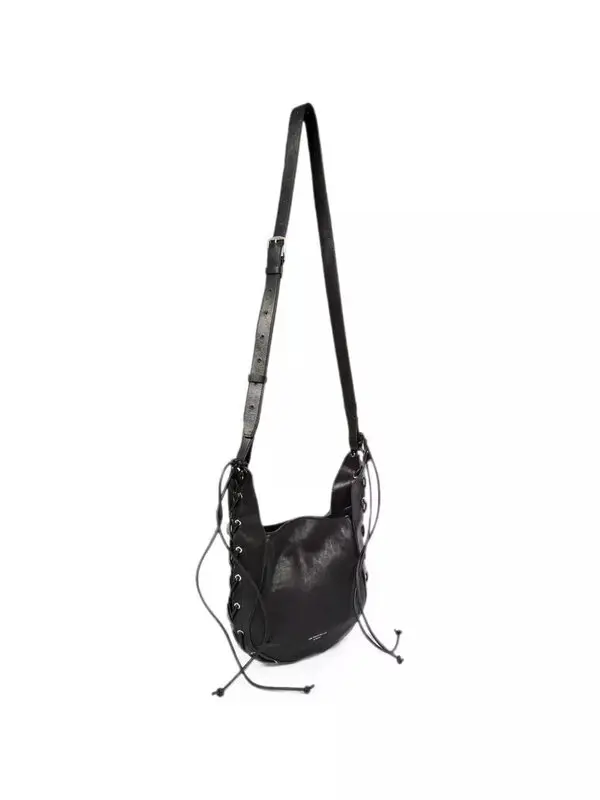 ANN DEMEULEMEESTER Henna Lace-up Shoulder Bag