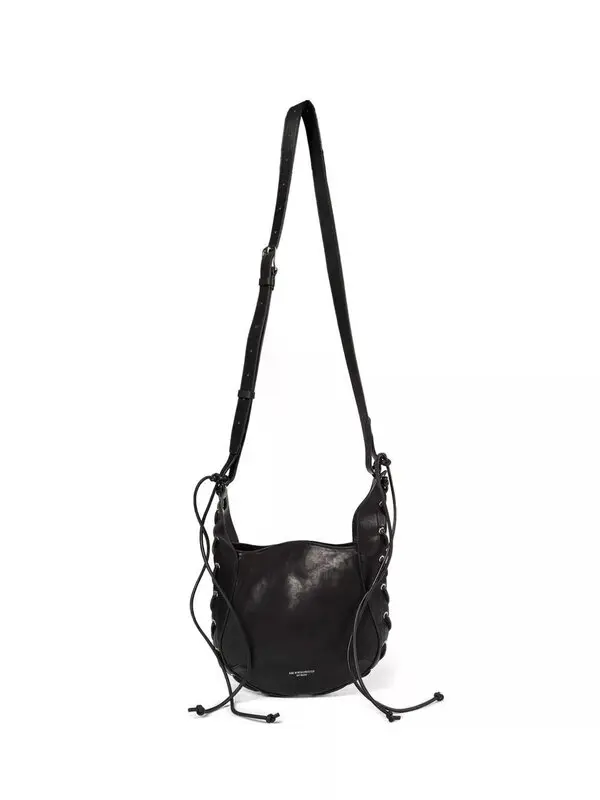 ANN DEMEULEMEESTER Henna Lace-up Shoulder Bag