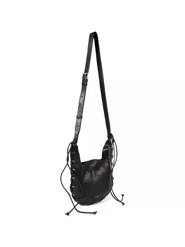 ANN DEMEULEMEESTER Henna Lace-up Shoulder Bag