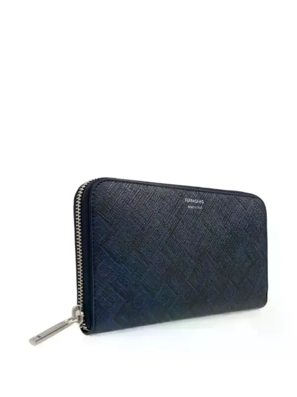 FERRAGAMO Monogram Leather Wallet