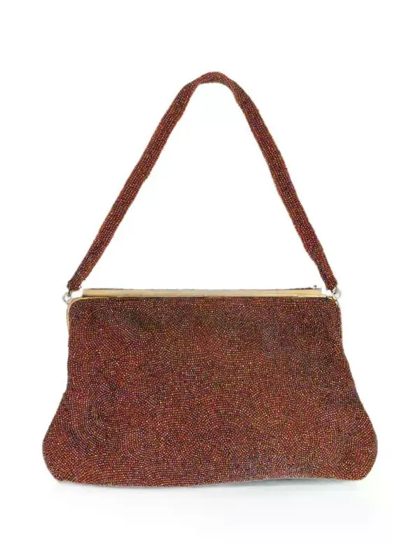 Vintage Crystal-embellished Shoulder Bag