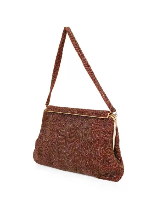 Vintage Crystal-embellished Shoulder Bag