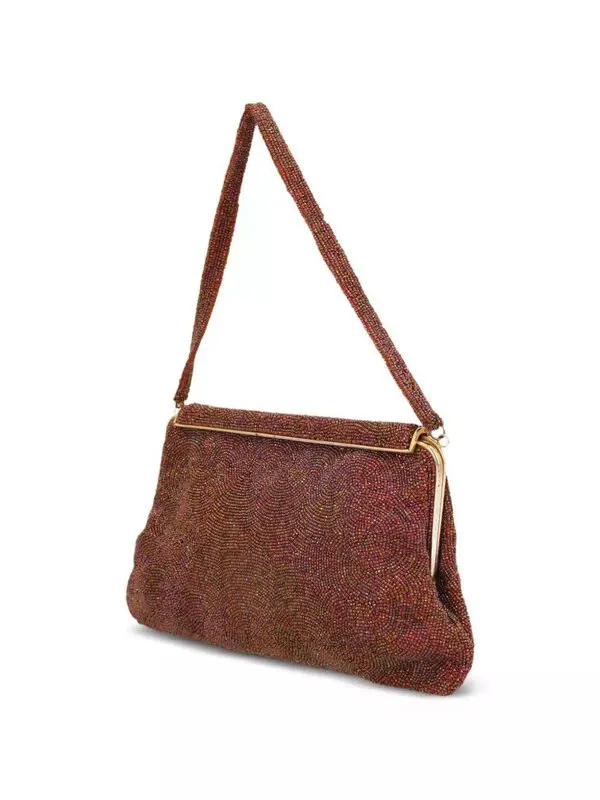 Vintage Crystal Embellished Shoulder Bag