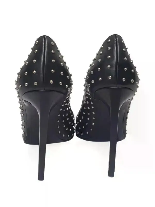 Saint Laurent Studded Pointed-toe Pumps