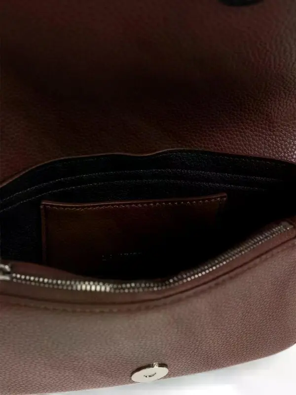 Emporio Armani Logo-print Pebbled-effect Shoulder Bag