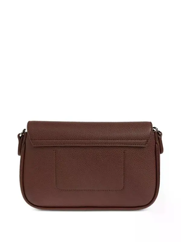 Emporio Armani Logo Print Shoulder Bag - Brown