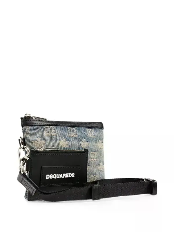 Dsquared2 Monogram Denim Pouch Bag