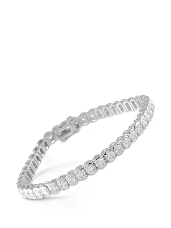 LB EXCLUSIVE 18k White Gold Diamond Tennis Bracelet - Silver